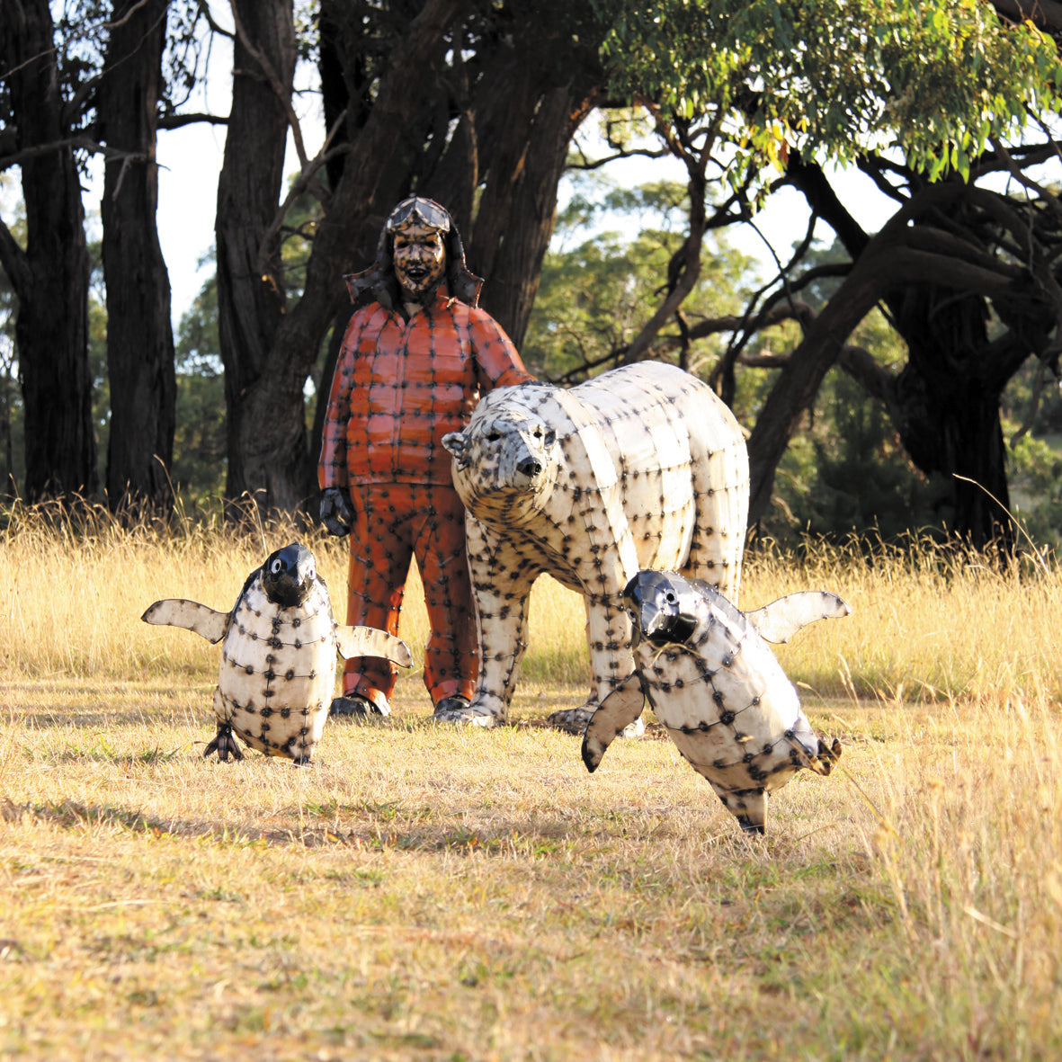 Hannah Kidd's 'Artist to Antarctica' Sculpture - Montalto Winery
